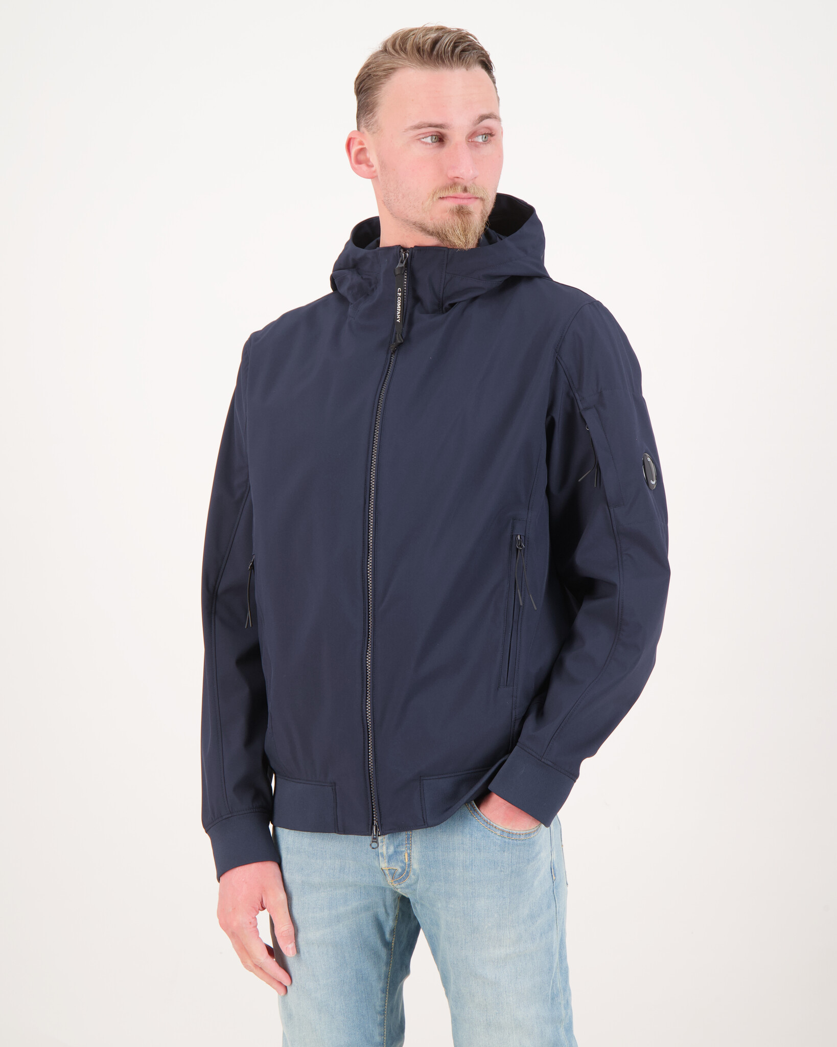 C.P. Company Soft Shell-R Jacket Blauw - Beachim