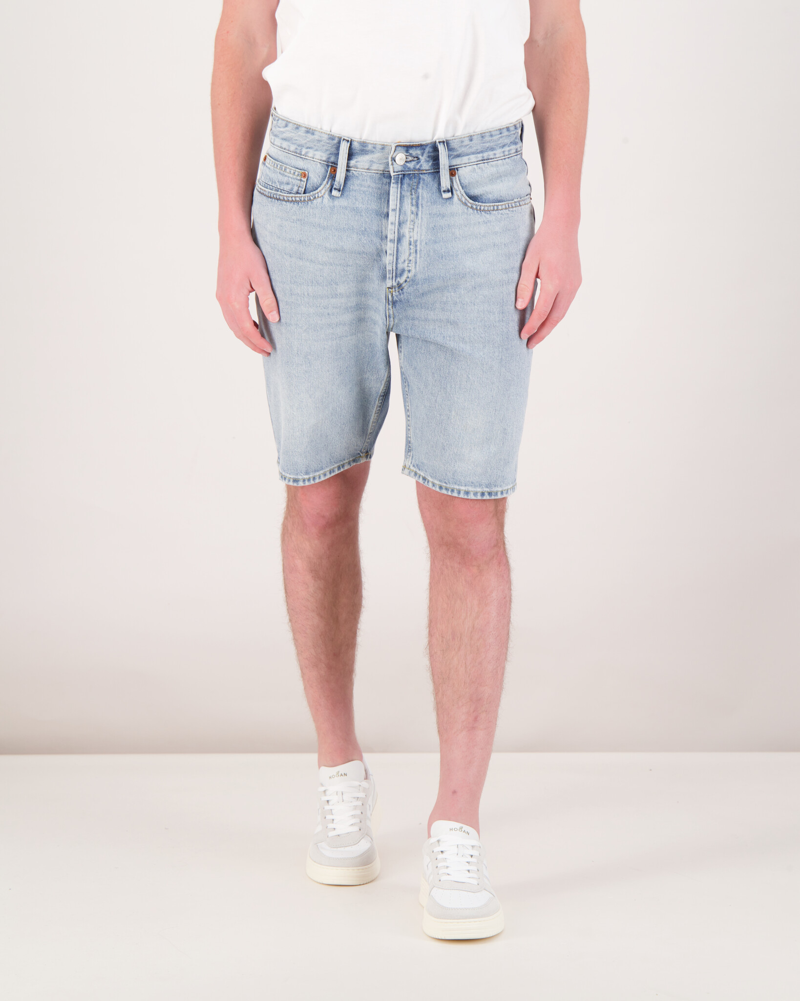 Denham Dagger Short Jeans Blauw - Beachim
