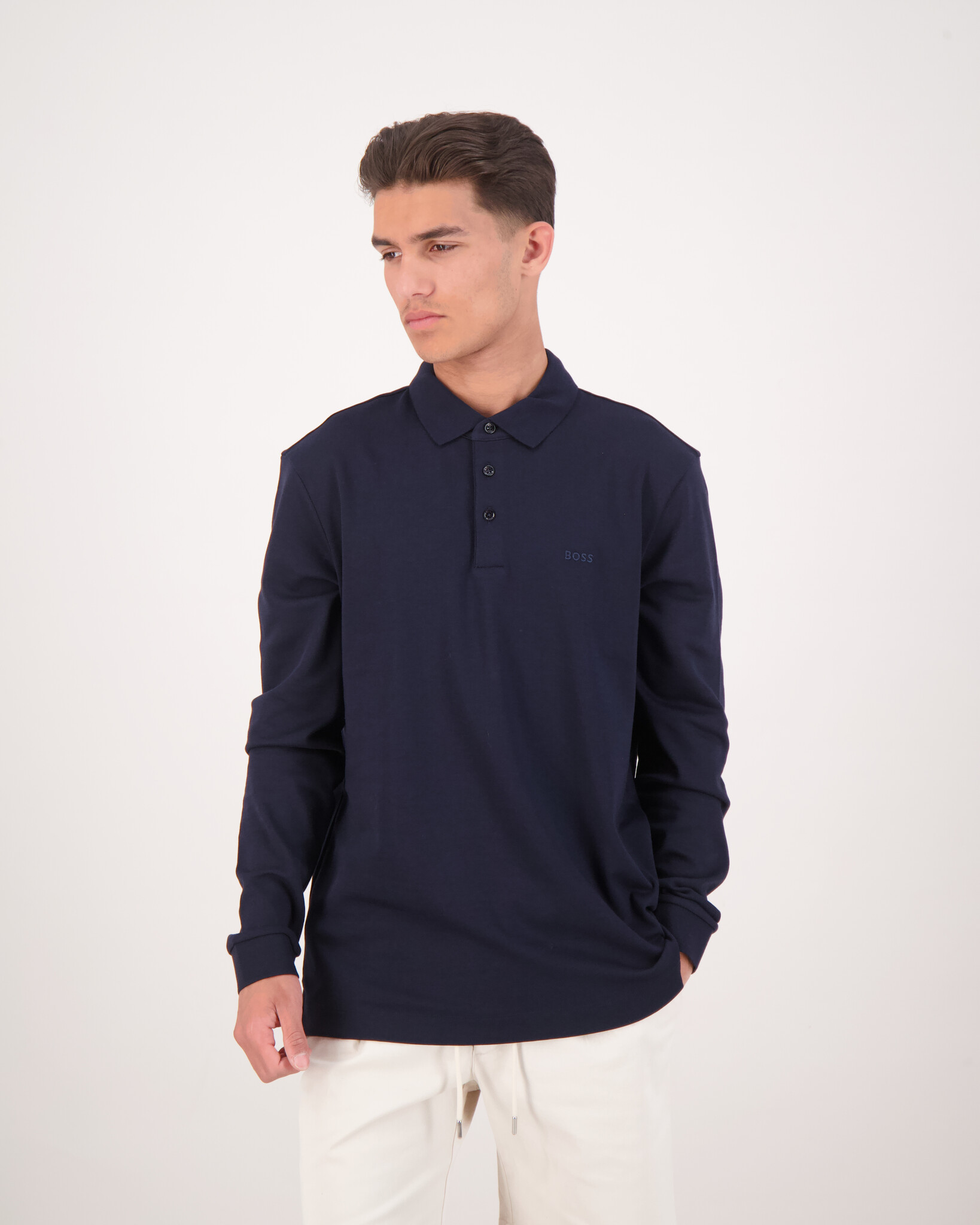 Hugo Boss Pado 30 Interlock Polo Marine - Beachim