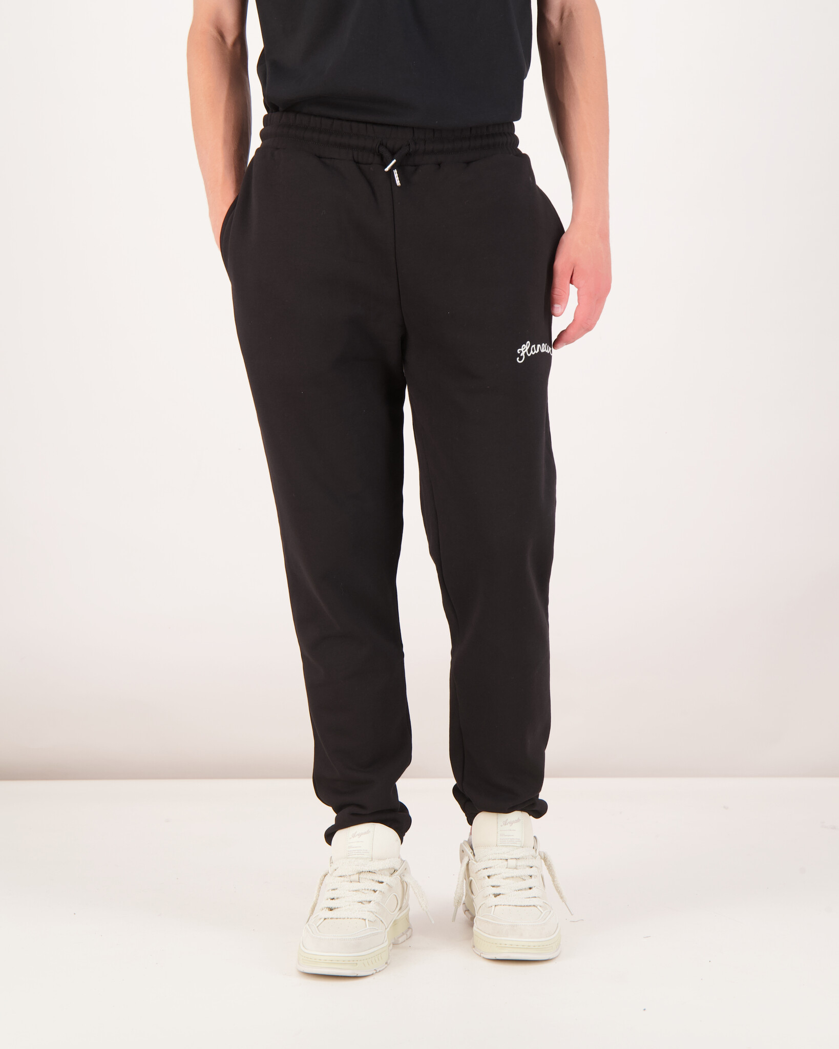 Flâneur Signature joggingbroek Zwart - Beachim