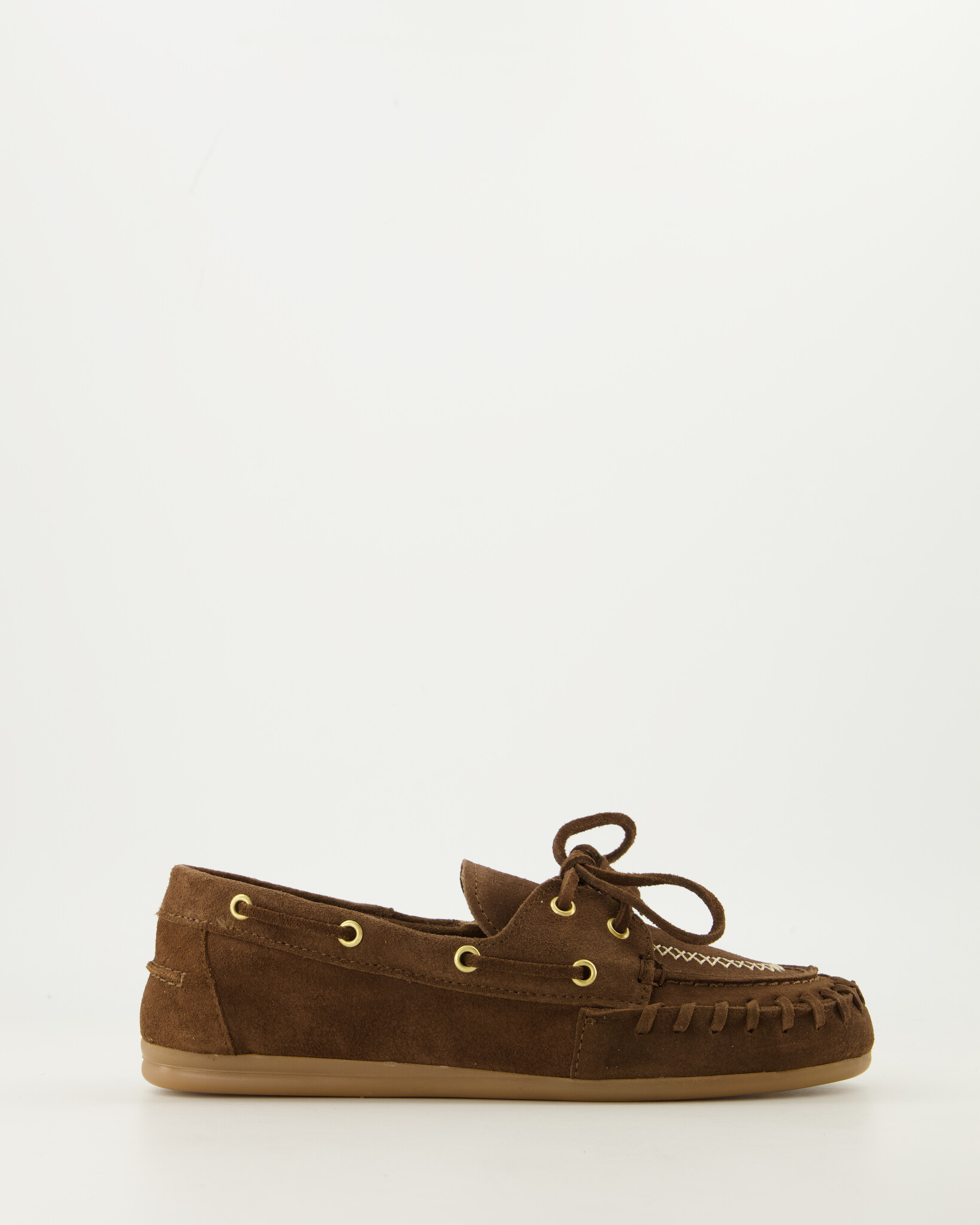 Posa Studio Boat Loafer Fringe Dark Brown - Beachim