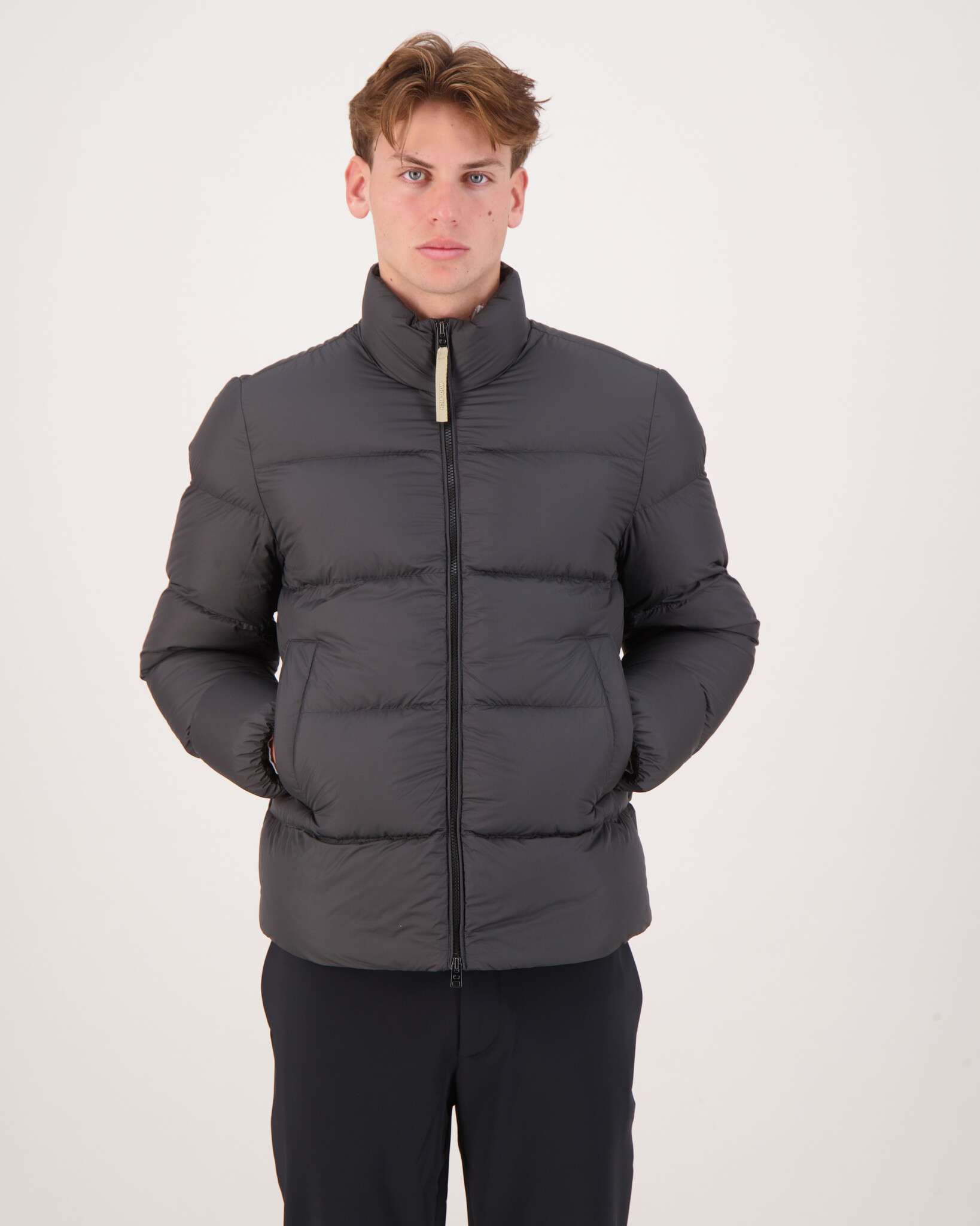 Woolrich Cloud Eagle Jacket Black - Beachim