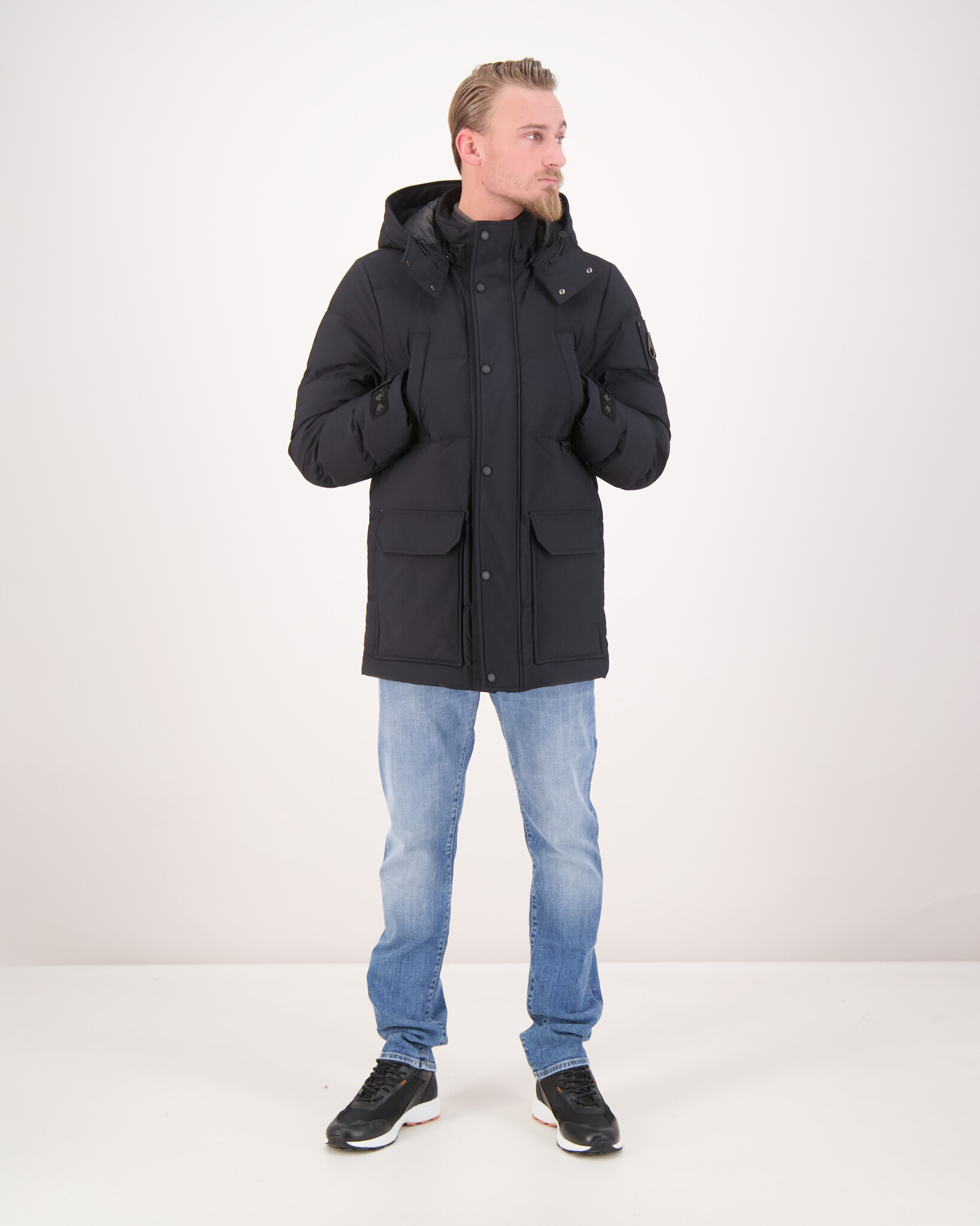 Moose Knuckles Valleyfield 2 Jas Zwart - Beachim