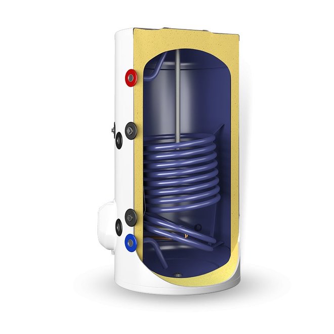 Staande 150 liter boiler met warmtewisselaar en digitale bediening - De ...