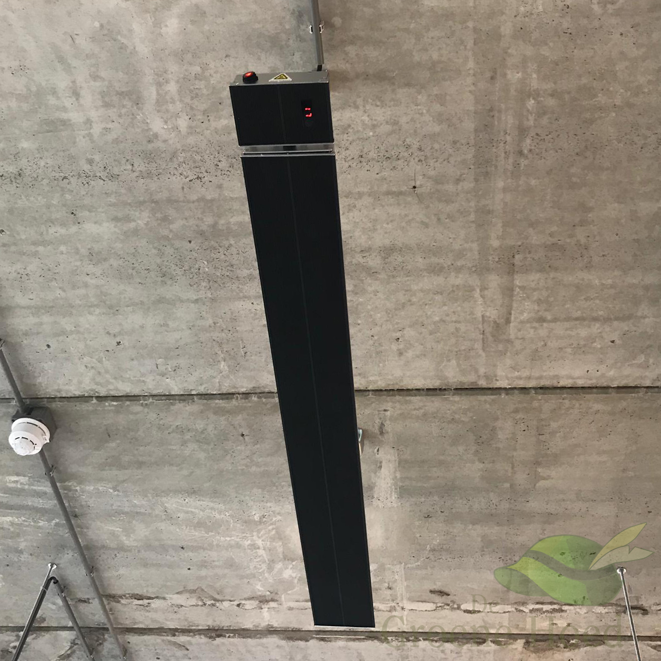 Herschel Summit IR-straler 2600W zwart - Groene Hoed Duurzaam