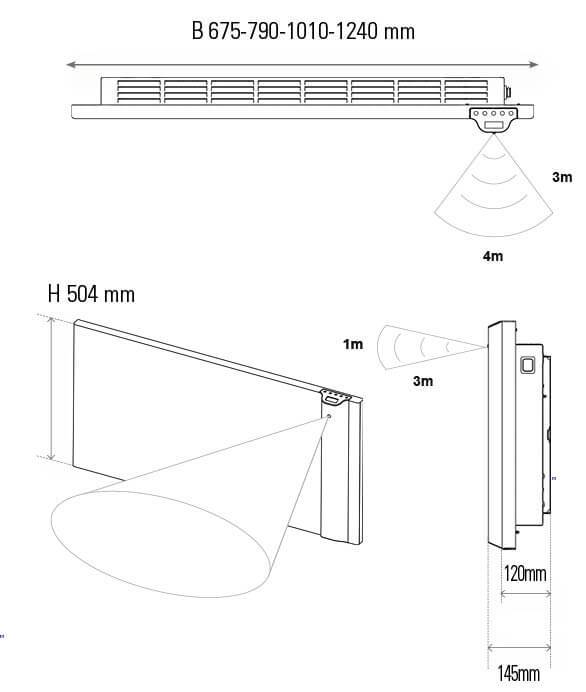 E-Comfort Klima Elek. convector 1,5 kW - Groene Hoed Duurzaam