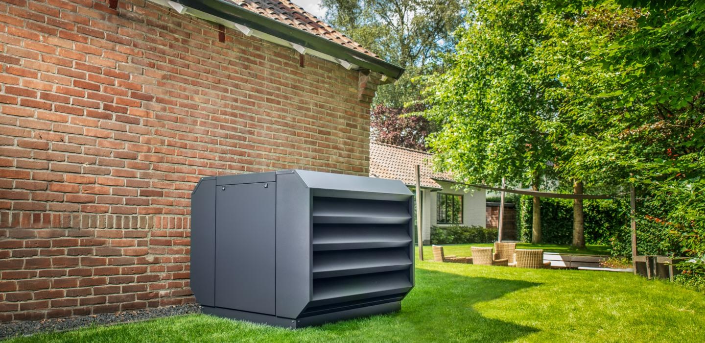 DICE Warmtepomp / airco omkasting - Groene Hoed Duurzaam