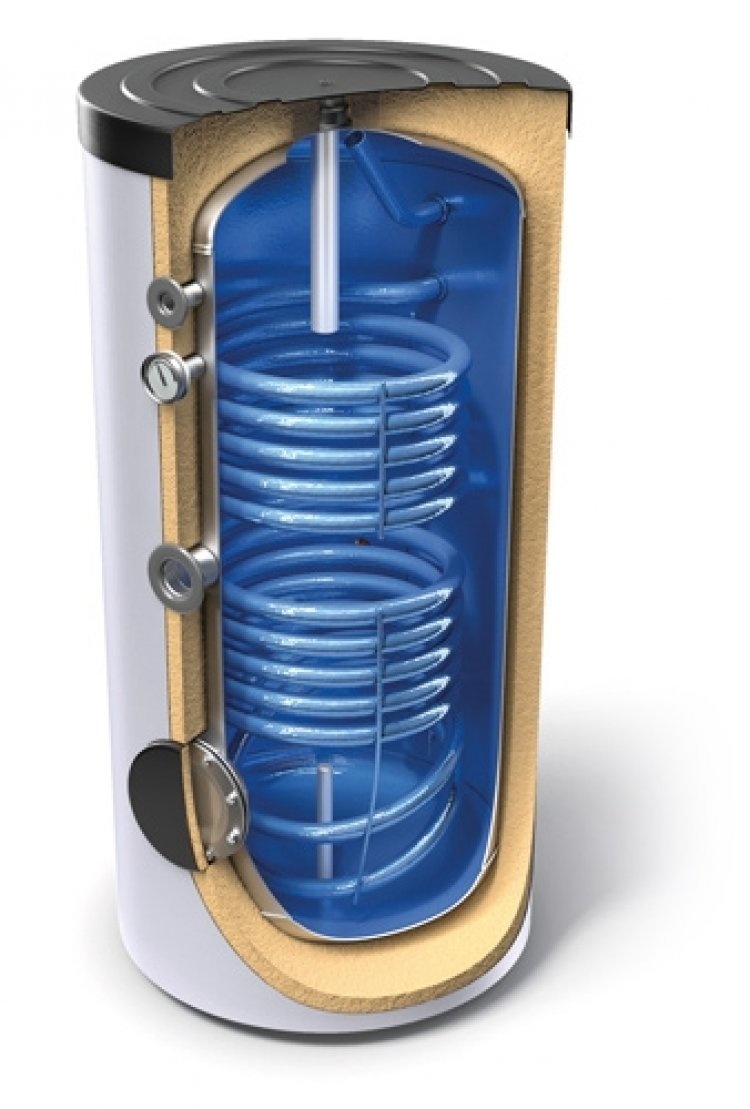 TESY buffervat 200 met 2 warmtewisselaars - Groene Hoed Duurzaam