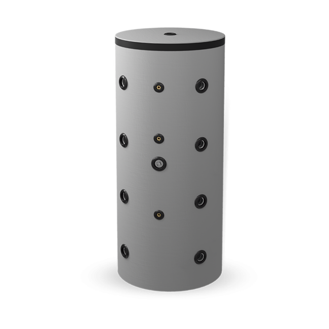 Buffervat van 300 liter voor de opslag van warm water - Groene Hoed ...