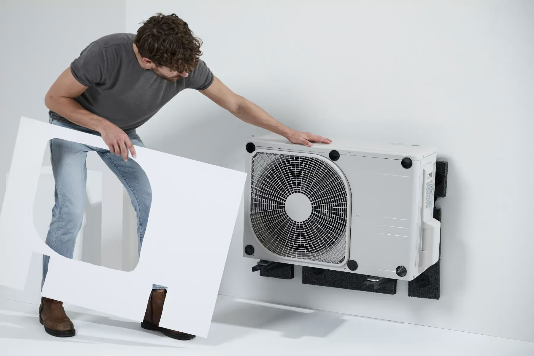 Warmtepomp en airco omkasting - Groene Hoed Duurzaam