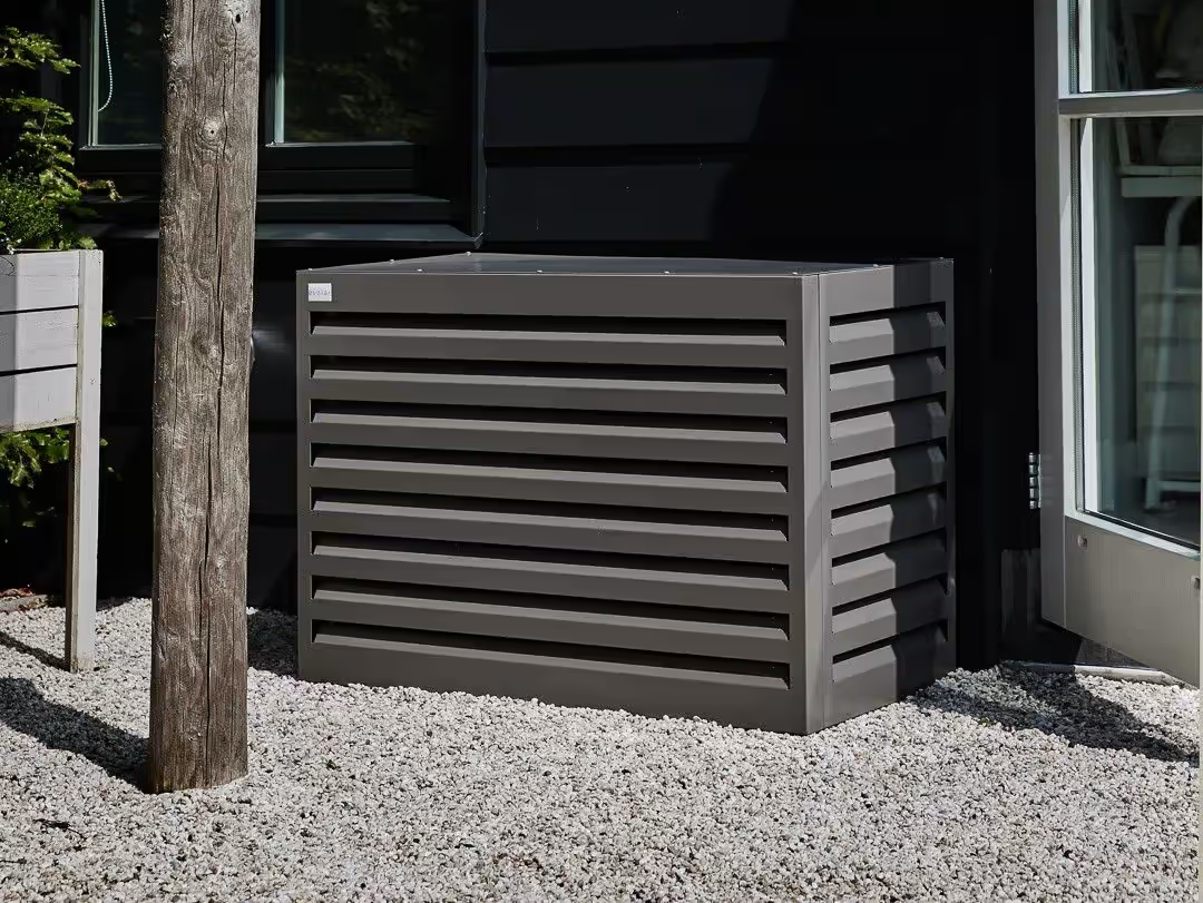 Warmtepomp en airco omkasting - Groene Hoed Duurzaam