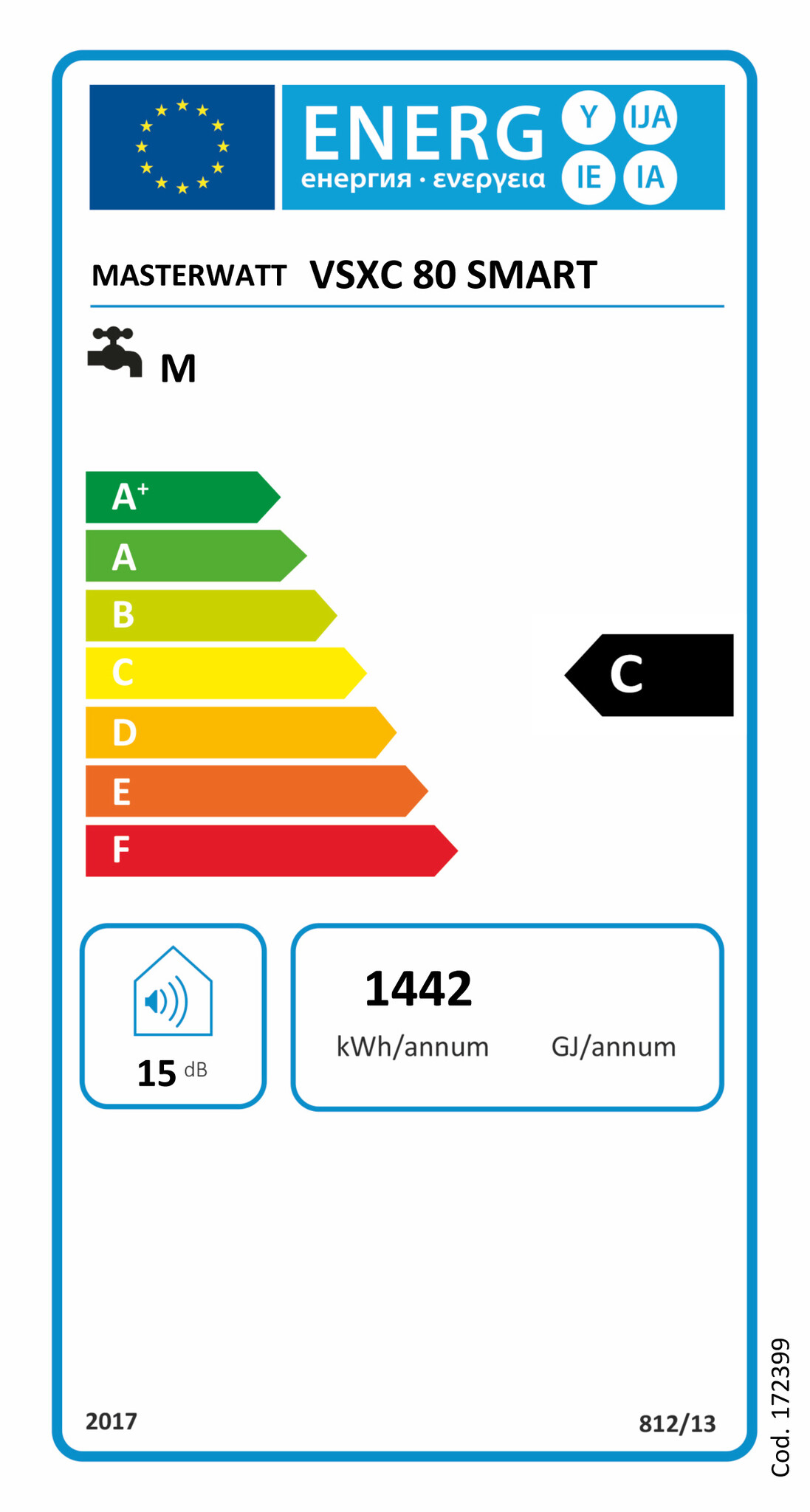 Masterwatt E-Smart Plus RVS boiler 80L - Groene Hoed Duurzaam