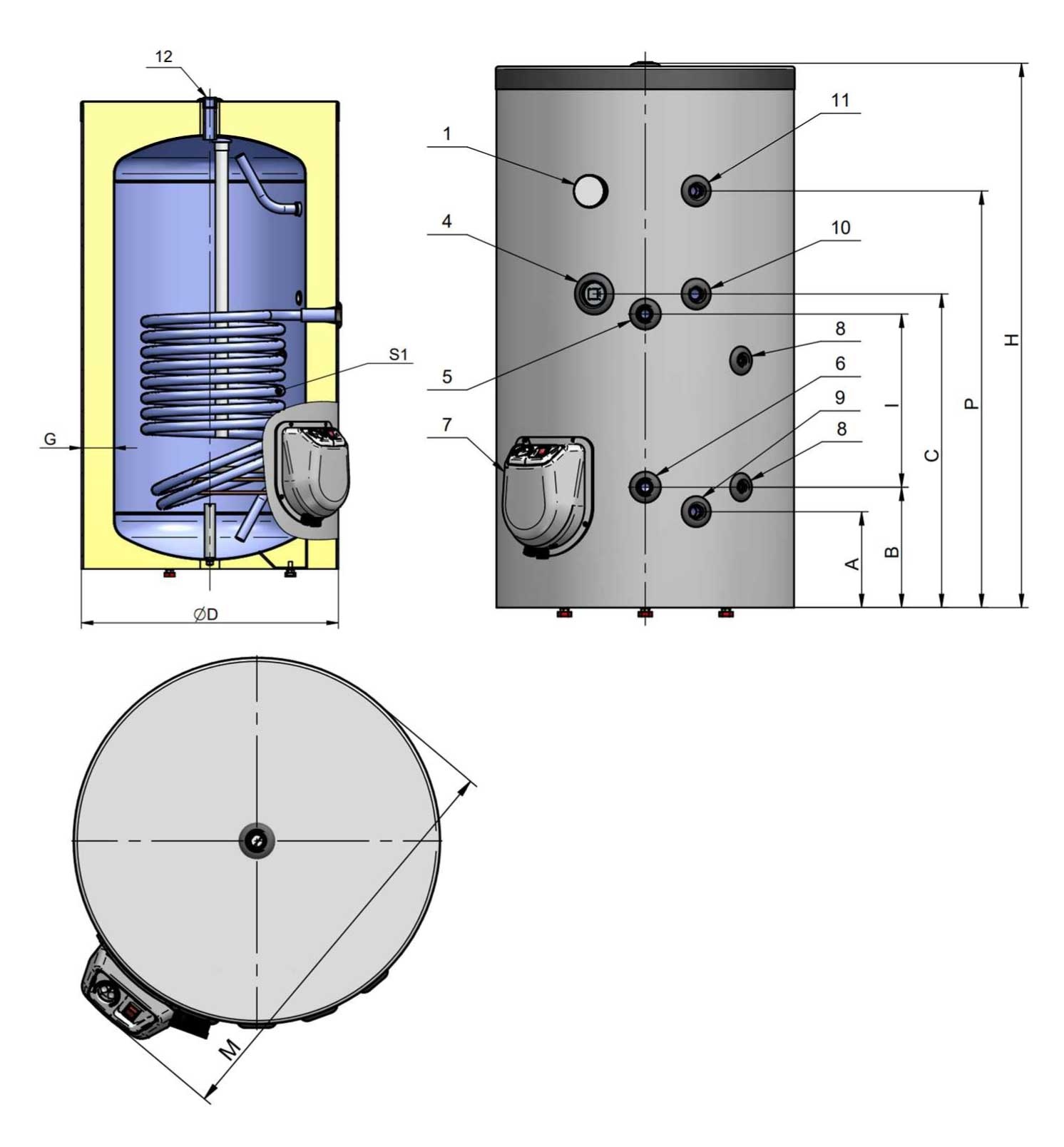 Zonnestroom boiler 300 Liter - Groene Hoed Duurzaam