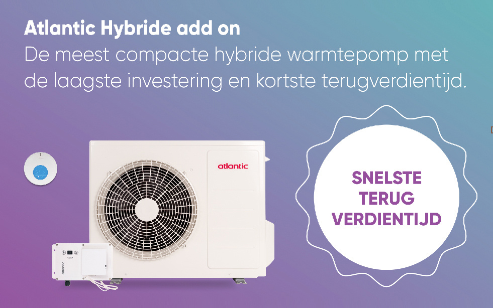 Atlantic Aurea Hybride warmtepomp - Groene Hoed Duurzaam