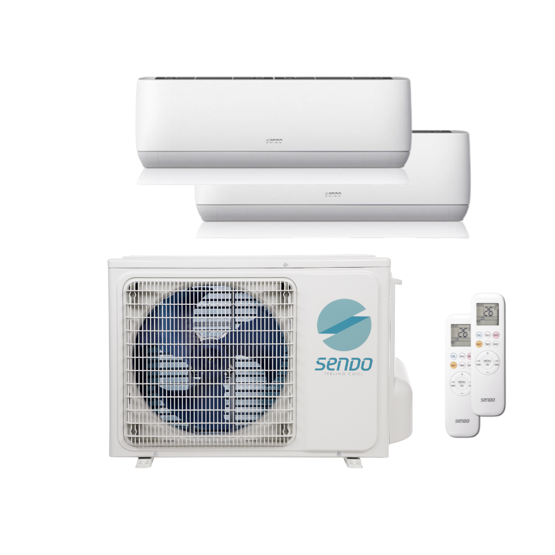 AEOLOS airco Multi split set 2.5 + 5 kW - Groene Hoed Duurzaam