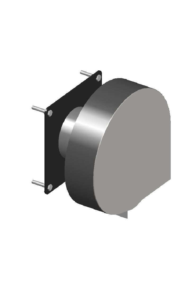 Wervelventiel CEV 200 P. 1l/s. Buis 160mm. H= 0,66m. RVS 316L