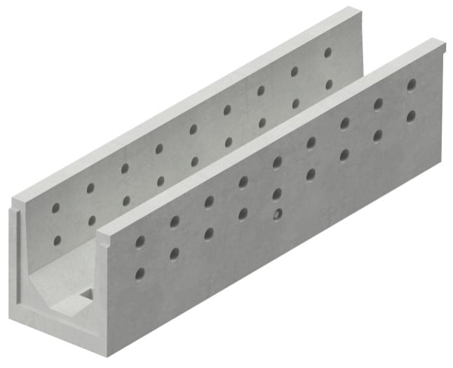 Versickerungsrinne 3060. A15. Einsatz. L=3m. Betongitter/Abdeckung