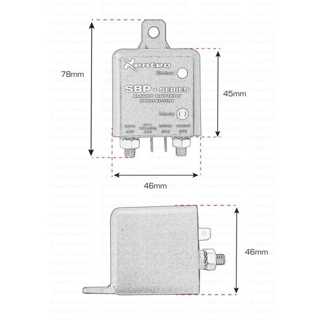 SBP 200-12/24 accubewaker 12/24 volt - Accu Service Holland