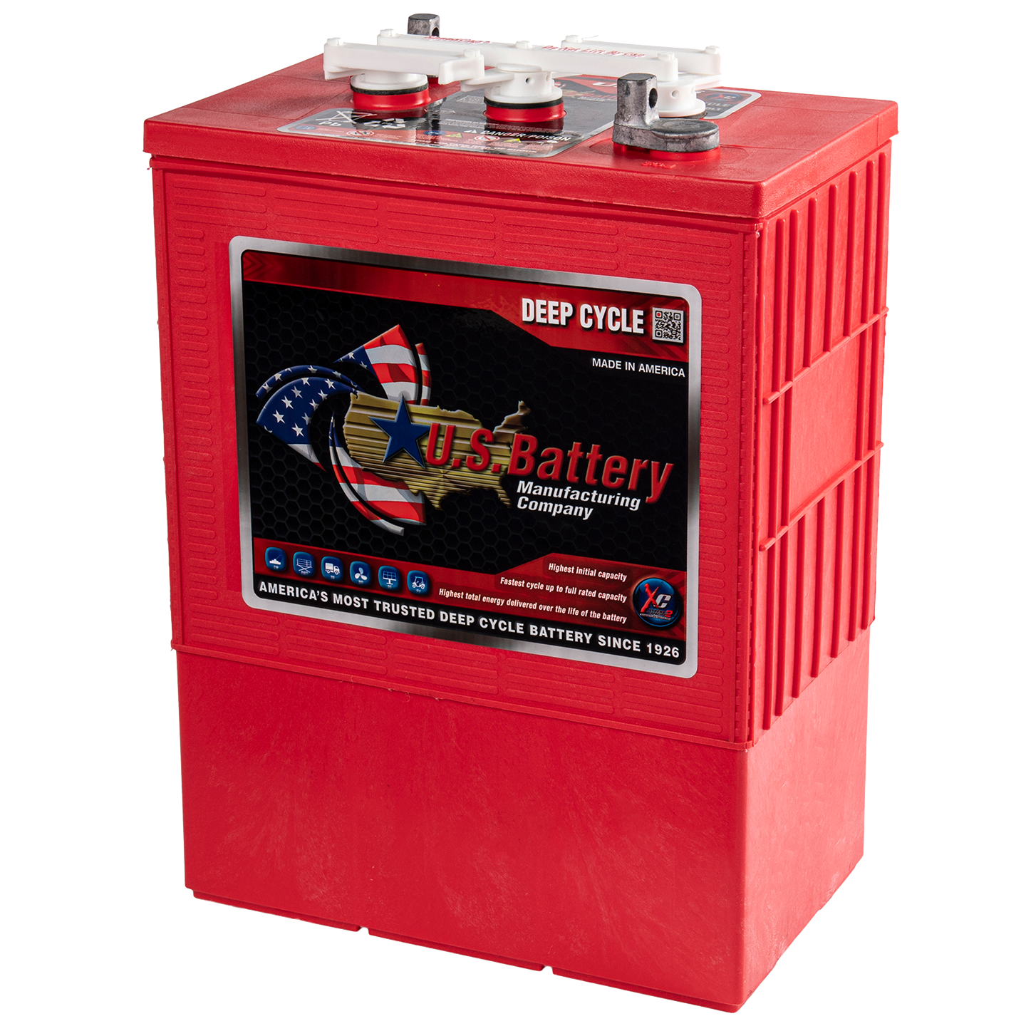 U.S. Battery Deep Cycle accu 6 volt 385 ah type US L16 - Accu Service ...