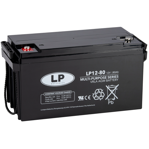 VRLA-LP accu 12 volt 80 ah LP12-80 - Accu Service Holland