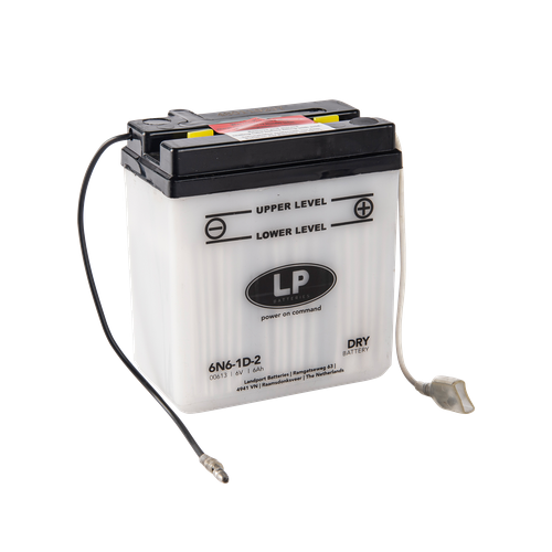 Landport (LP) 6N6-1D-2 motor accu 6 volt 6,0 ah (00613 - MD 6N6-1D-2 ...