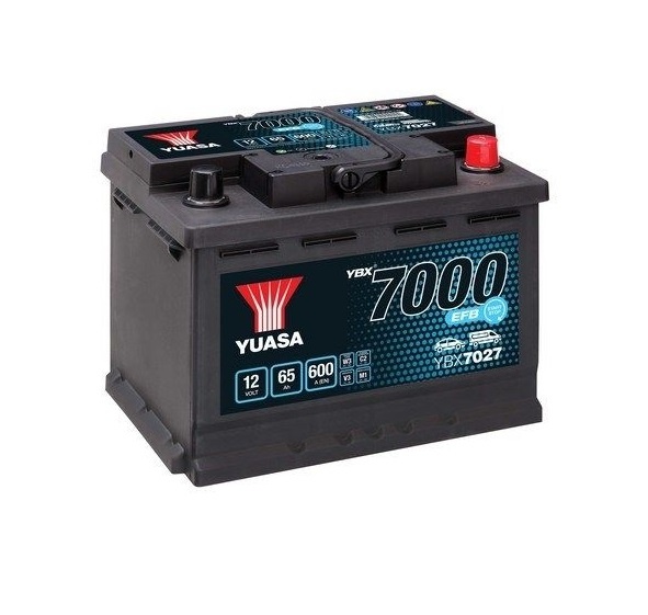Yuasa YBX7027 EFB start-stop accu 12 volt 60 ah 5050694029202 - Accu ...
