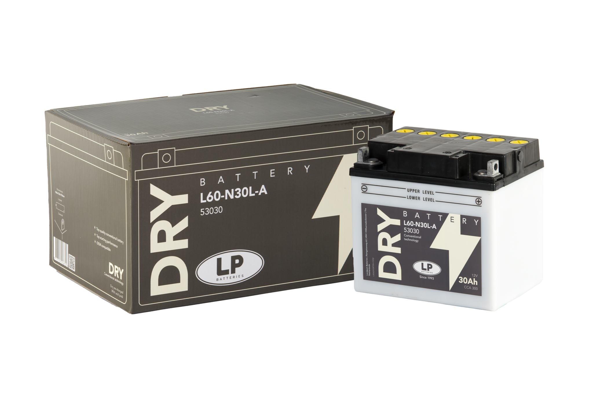 L60-N30L-A motor accu 12 volt 30 ah (53030 - Y60-N30L-A) - Accu Service ...