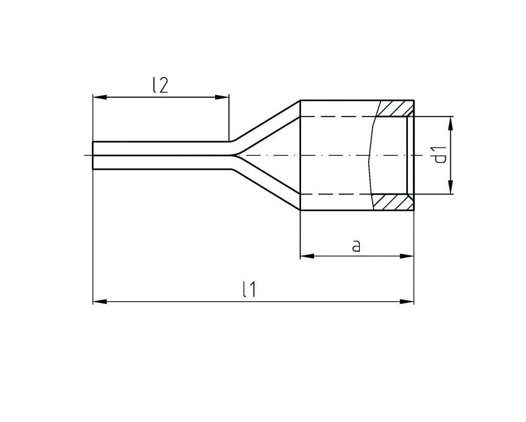 Stift kabelschoen voor kabel 50 mm² - Accu Service Holland