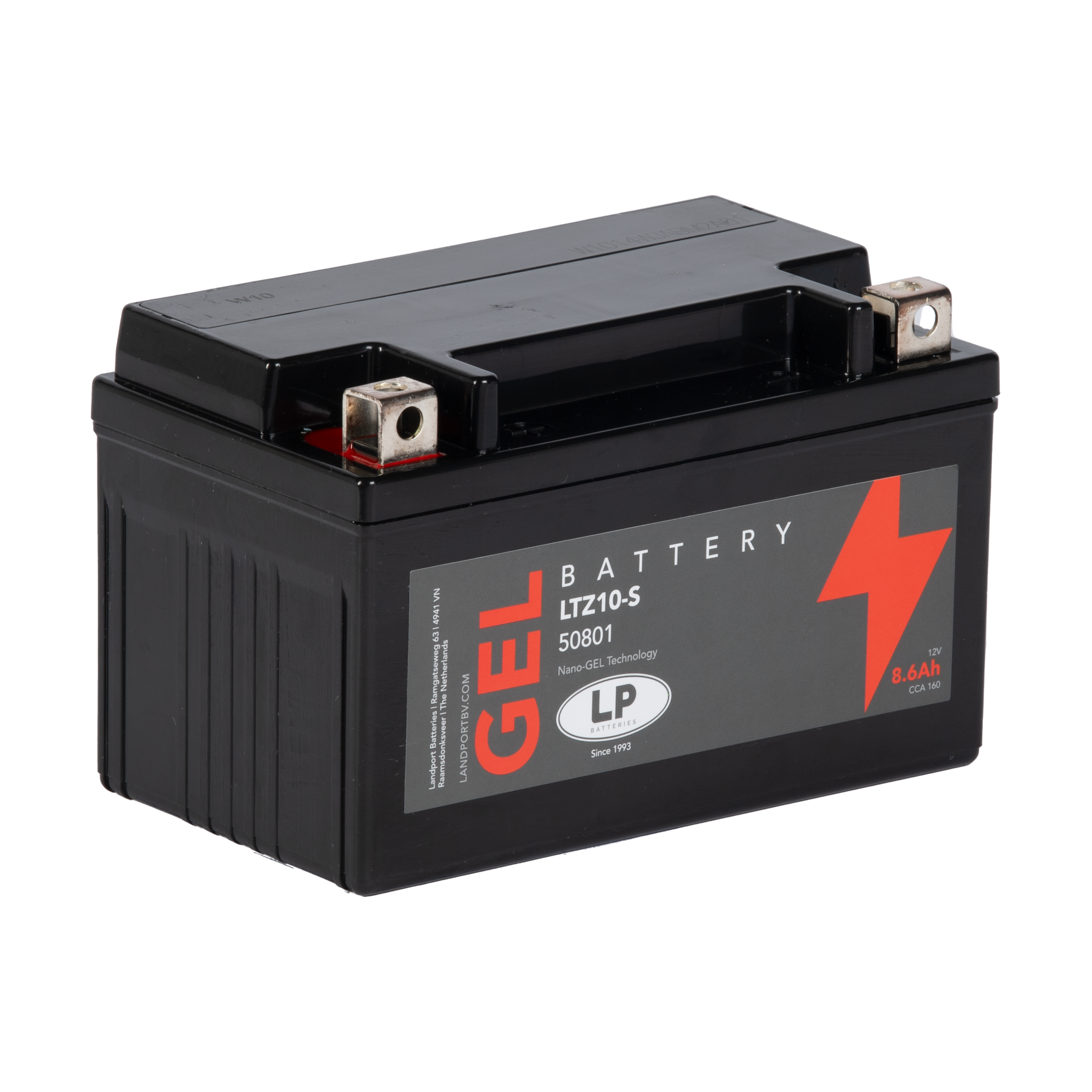LTZ10-S motor GEL accu 12 volt 8,6 ah (50801 - GTZ10-S) - Accu Service ...