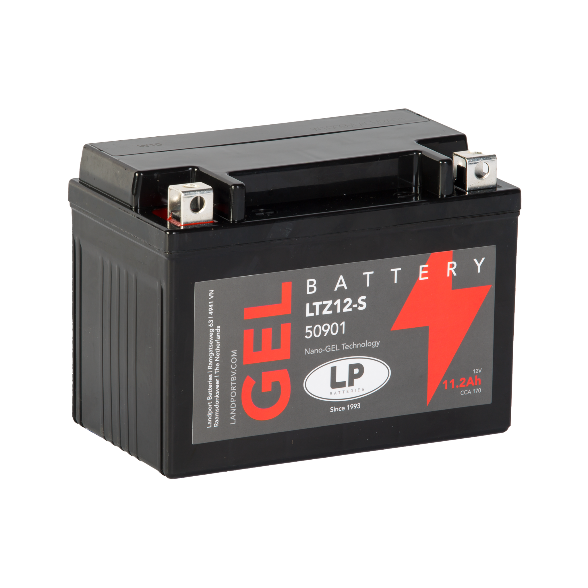 LTZ12-S motor GEL accu 12 volt 11,2 ah (50901 - GTZ12-S) - Accu Service ...