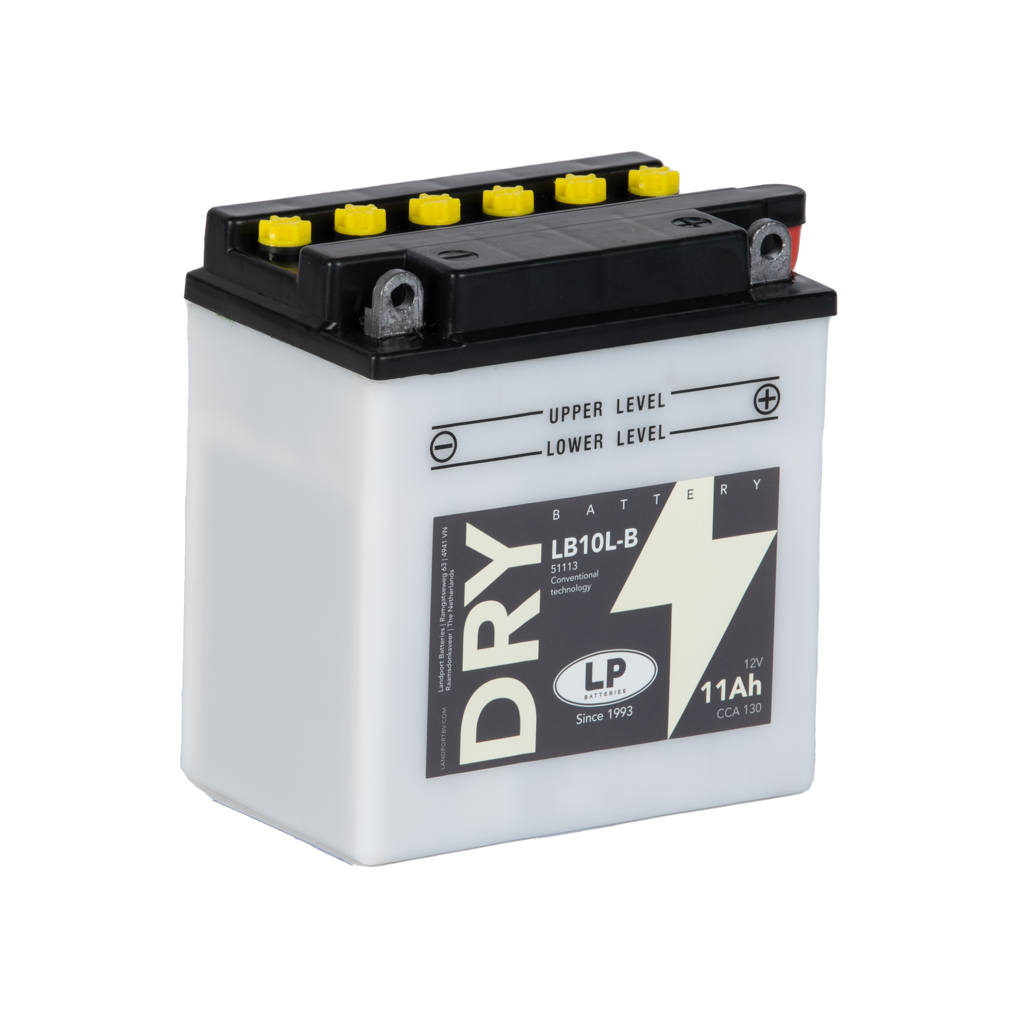 LB10L-B motor accu 12 volt 11 ah (51113 - YB10L-B) - Accu Service Holland