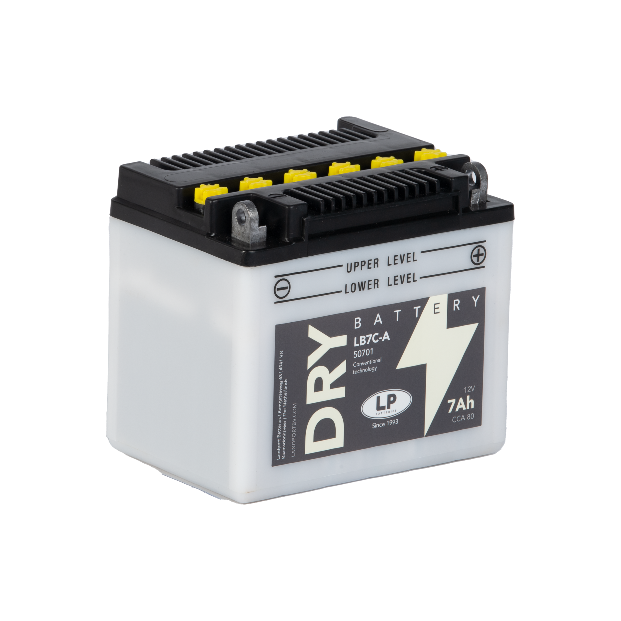 LB7C-A motor accu 12 volt 7 ah (50701 - YB7C-A) - Accu Service Holland