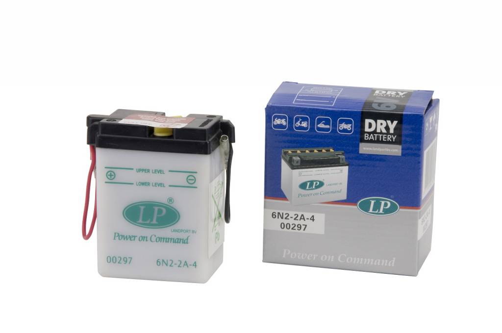 Landport (LP) 6N2-2A-4 motor accu 6 volt 2,0 ah - Accu Service Holland