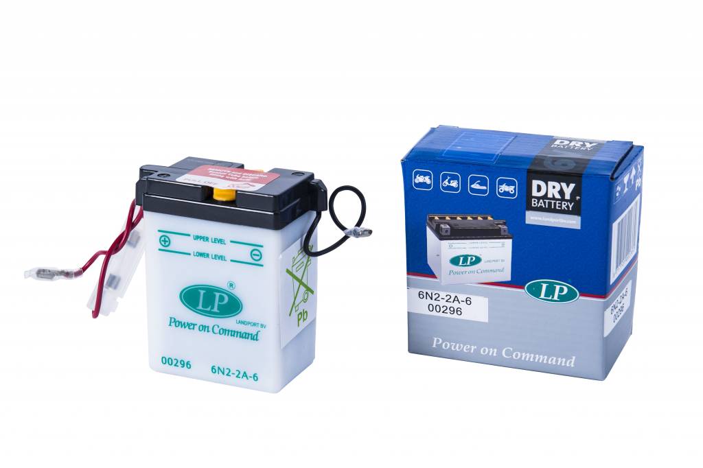 Landport (LP) 6N2-2A-6 motor accu 6 volt 2,0 ah - Accu Service Holland