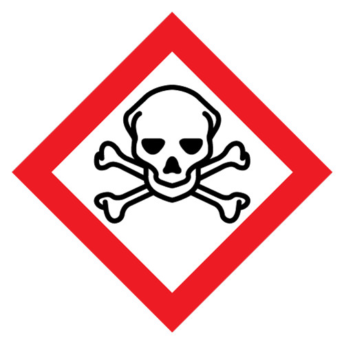 GHS-06 giftig 500 stuks rol - Stickerpoint