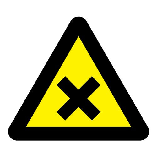 sticker gevaar schadelijke of irriterende stoffen - Stickerpoint