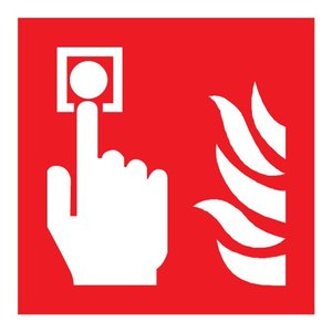 Vluchtwegaanduiding Brandmelder - Stickerpoint