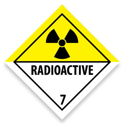 ADR-7 radioactieve stoffen - Stickerpoint