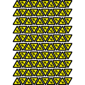 Sticker Let op uw vingers - Stickerpoint