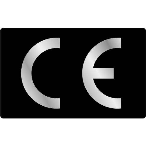 CE stickers rond of rechthoekig - Stickerpoint