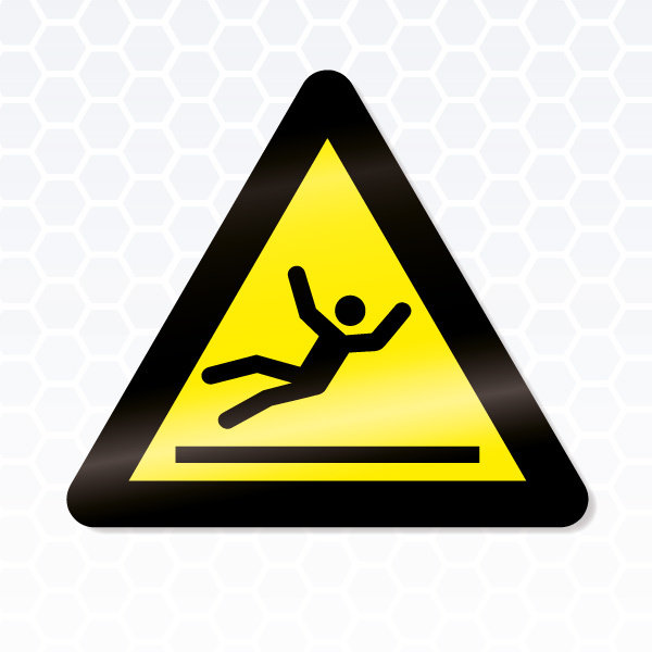 sticker struikelgevaar - Stickerpoint