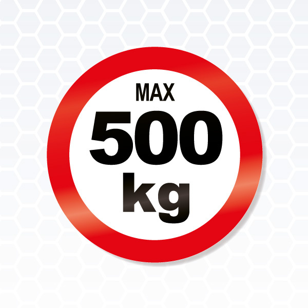 sticker max 500 kg - Stickerpoint