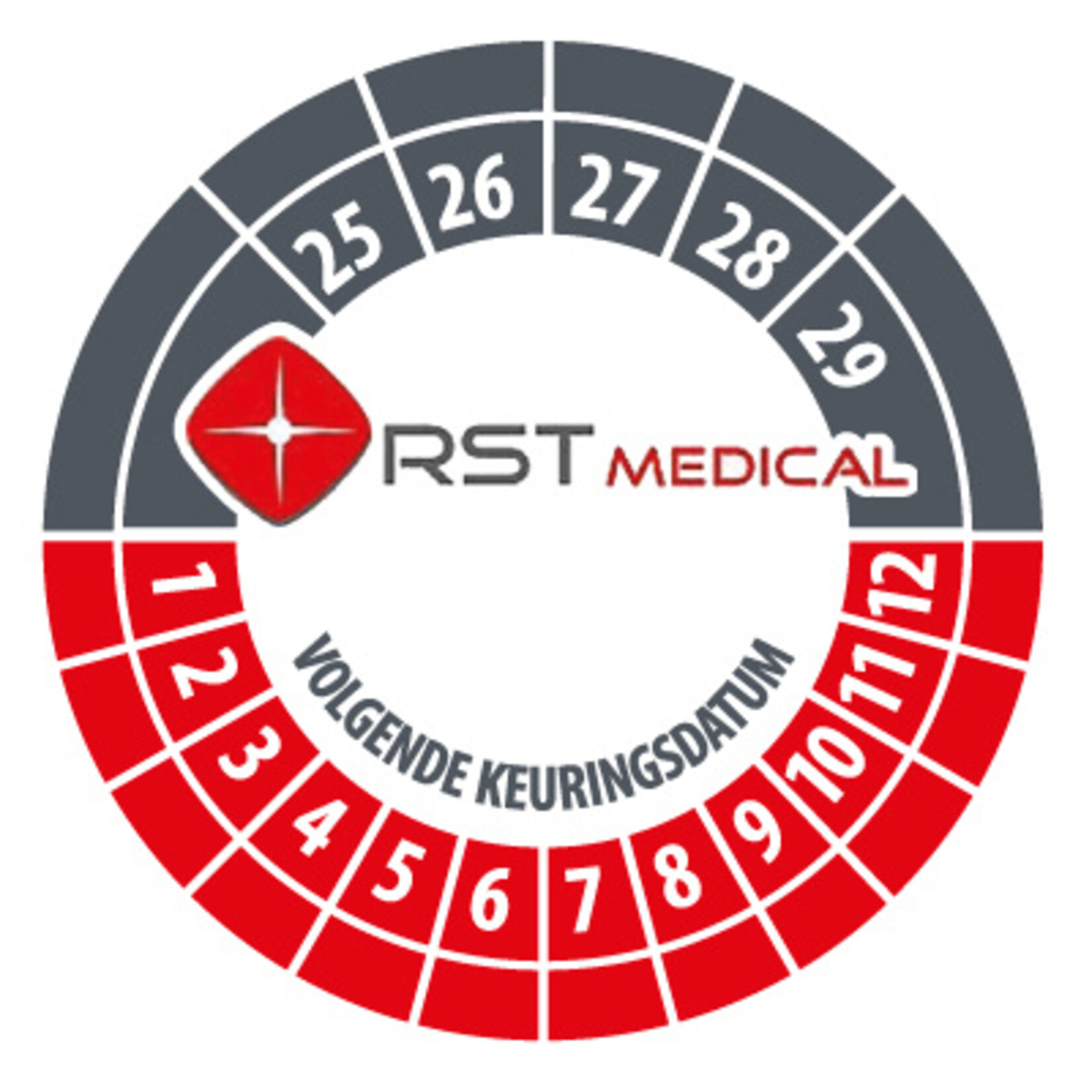 Keuringssticker 10 jaar geldig - Stickerpoint