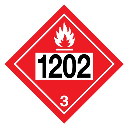 ADR-3.0 UN1202 ontvlambare vloeistof - Stickerpoint
