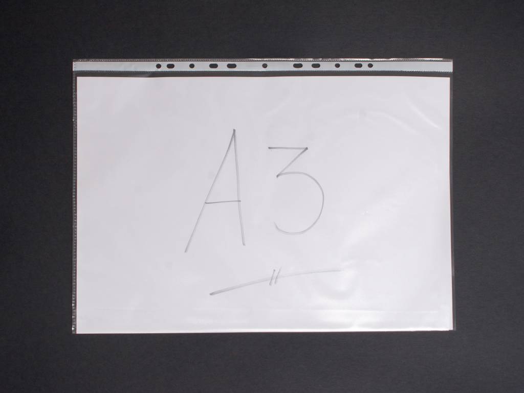 Showtas A3 liggend (gaatjes lange zijde) - RibbleBoxShop