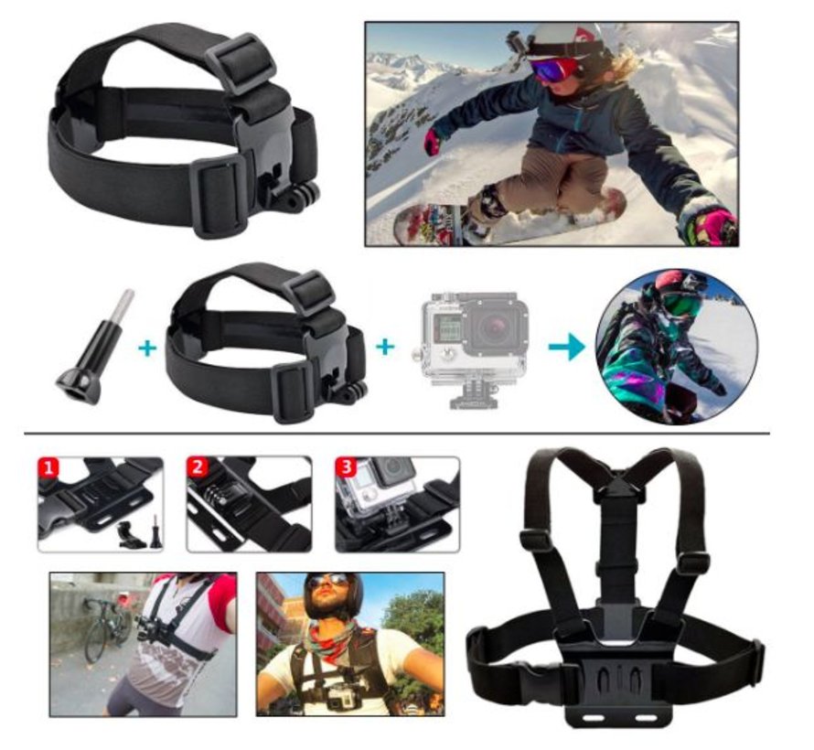 GoPro Accessoires Kit Advanced | SportCamAccessoires.nl ...