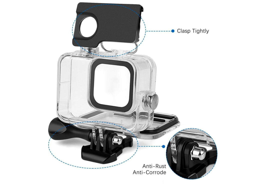 Waterdichte Behuizing voor GoPro Hero 8 - SportCamAccessoires.nl