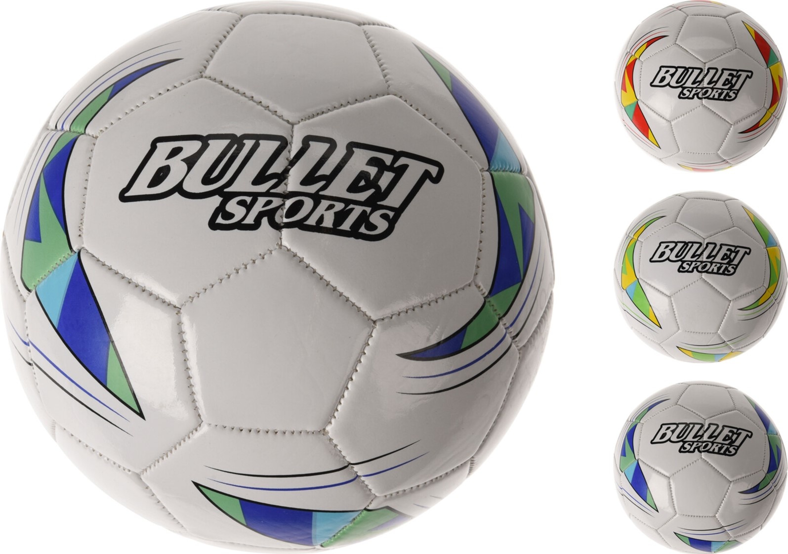 Mini Voetbal 130mm. 3 assorti design - Groothandel Karssen
