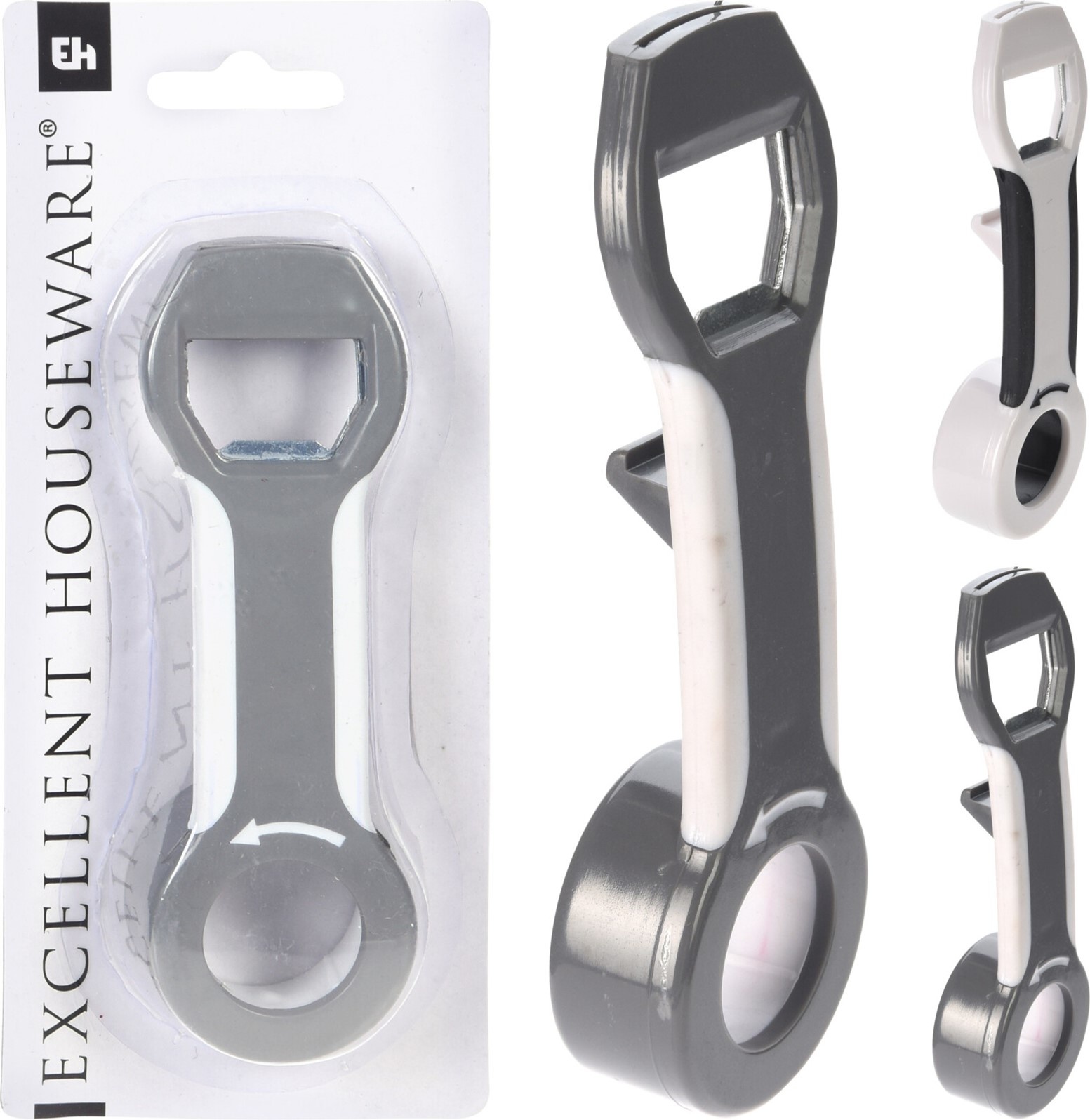 Multifunctionele Opener 4-in-1 2 assorti kleur - Groothandel Karssen