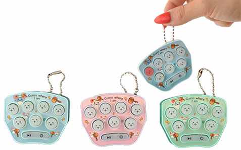 Magic Pop-Up Hamster Game 6x4,5cm 3 assorti kleur - Groothandel Karssen
